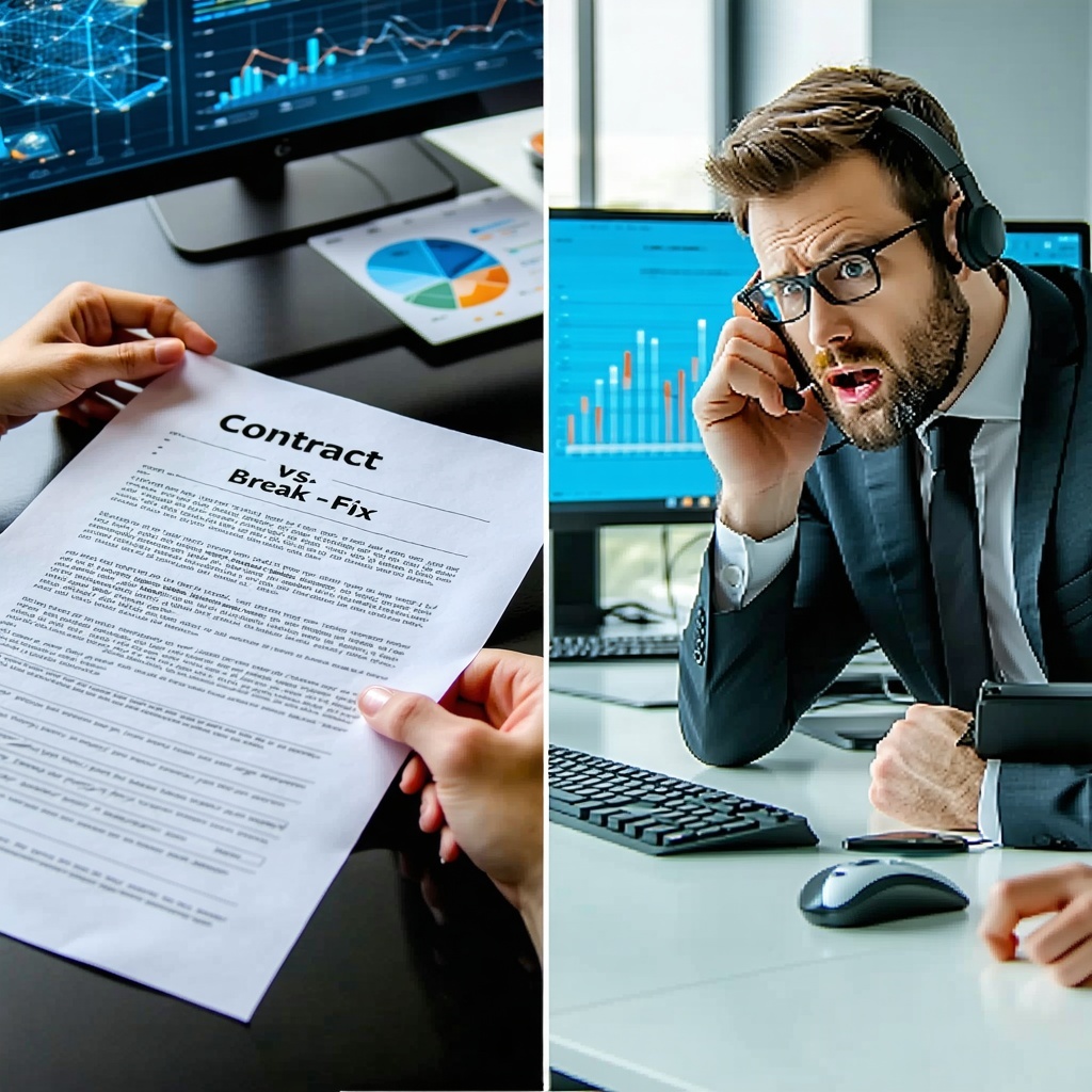 Contract vs. Break‑Fix: Defining MSP Contract Clients