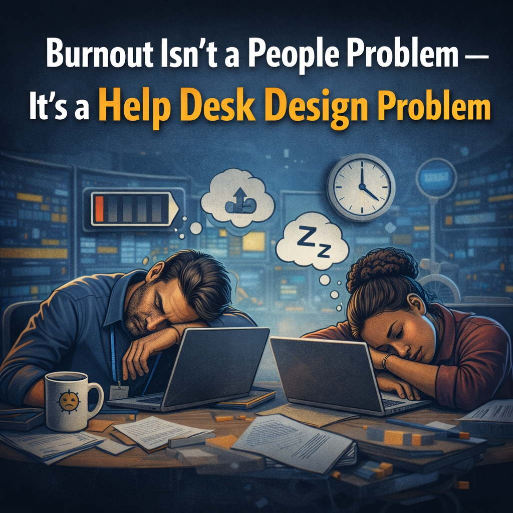 Burnout Isn’t a People Problem - It’s a Help Desk Design Problem
