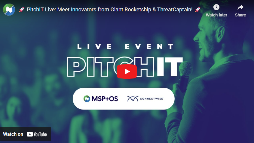 PitchIT Live: Meet Innovators from Giant Rocketship & ThreatCaptain